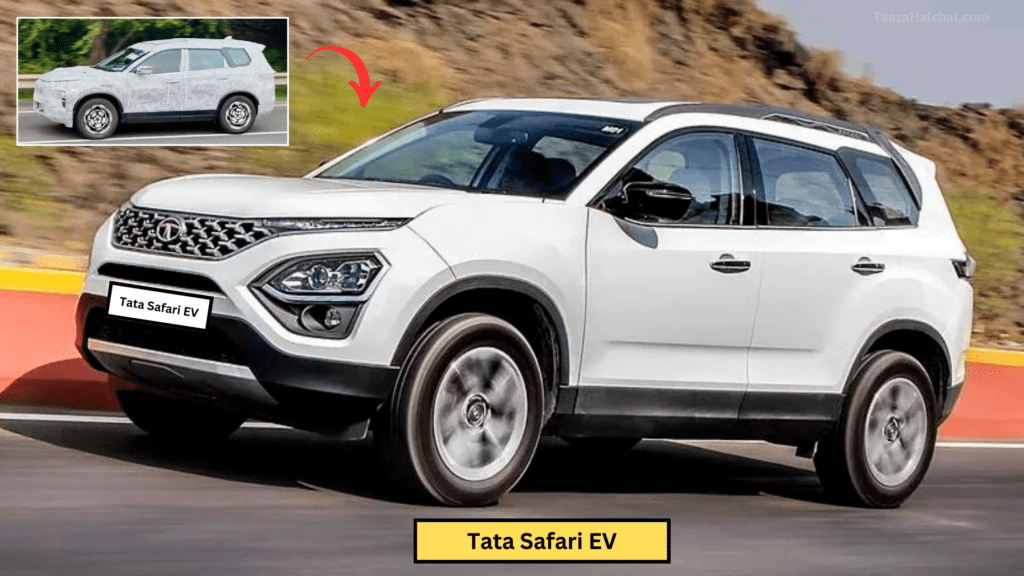 Tata Safari EV Price: टाटा सफारी EV टेस्टिंग के दौरान हुई स्पॉट, 500km ...